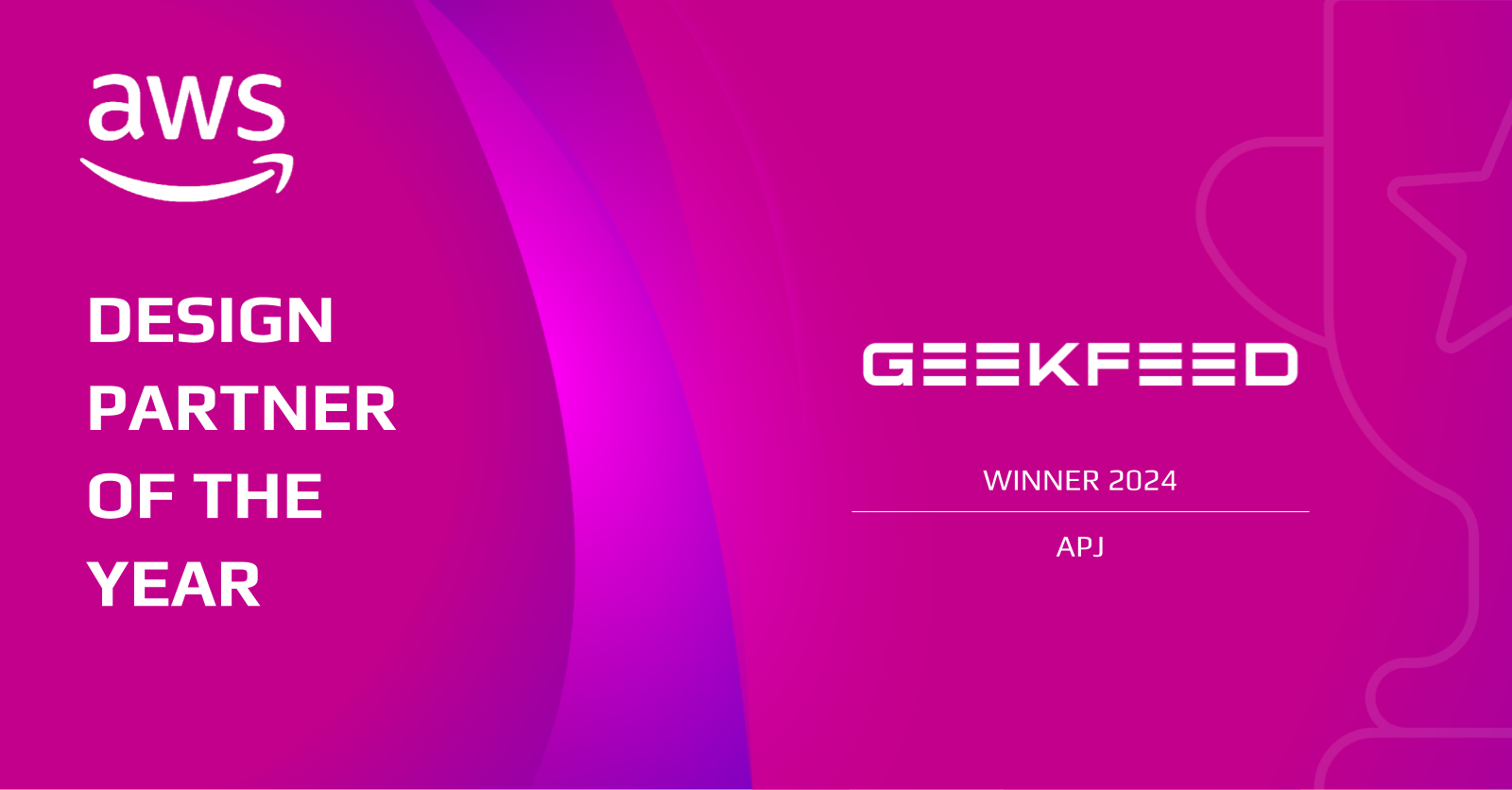 ギークフィードが、2024 AWS Partner Awardsで Design Partner of the Year – APJ を受賞しました : ニュース | 携帯・オフィスの通話録音 ...